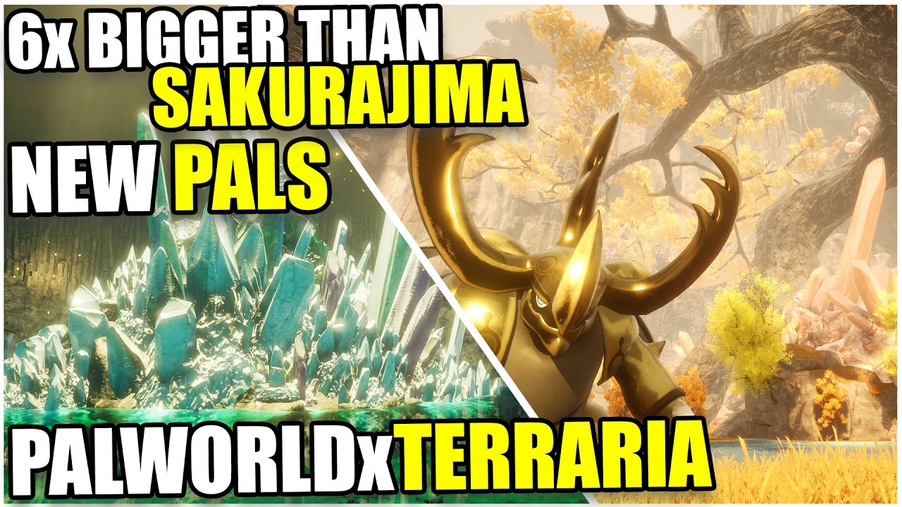 HUGE Palworld news - NEW ISLAND/TERRARIA CROSSOVER?! - YouTube