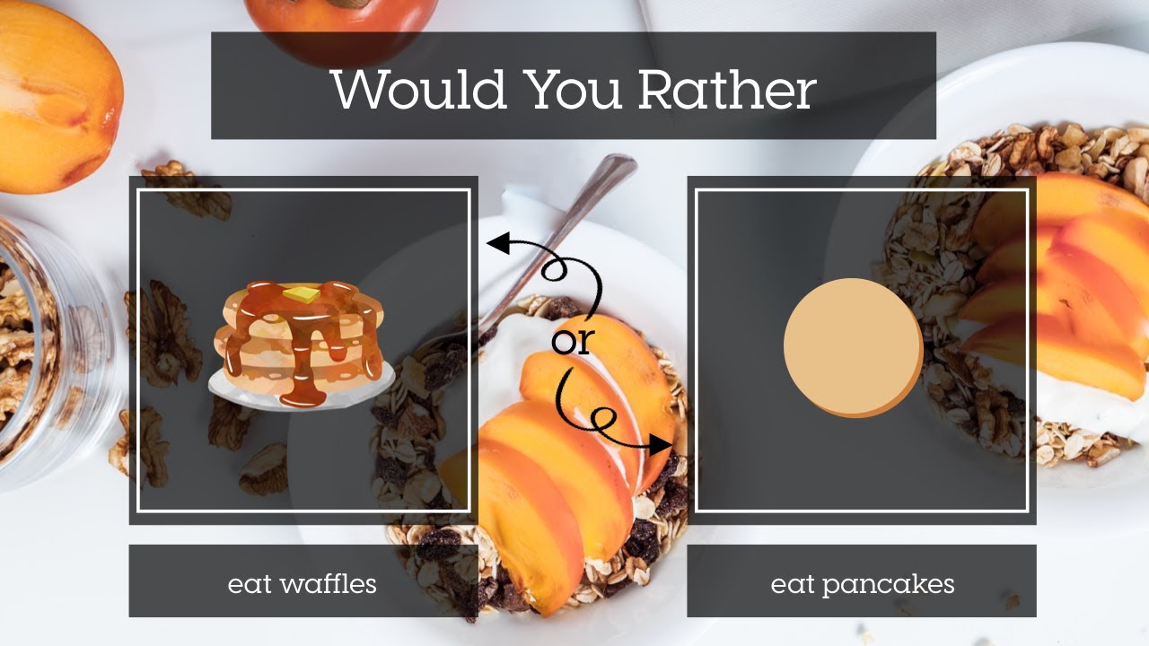 Would You Rather? Food #1 (Breakfast) - Brain Break - Instant Activity ...