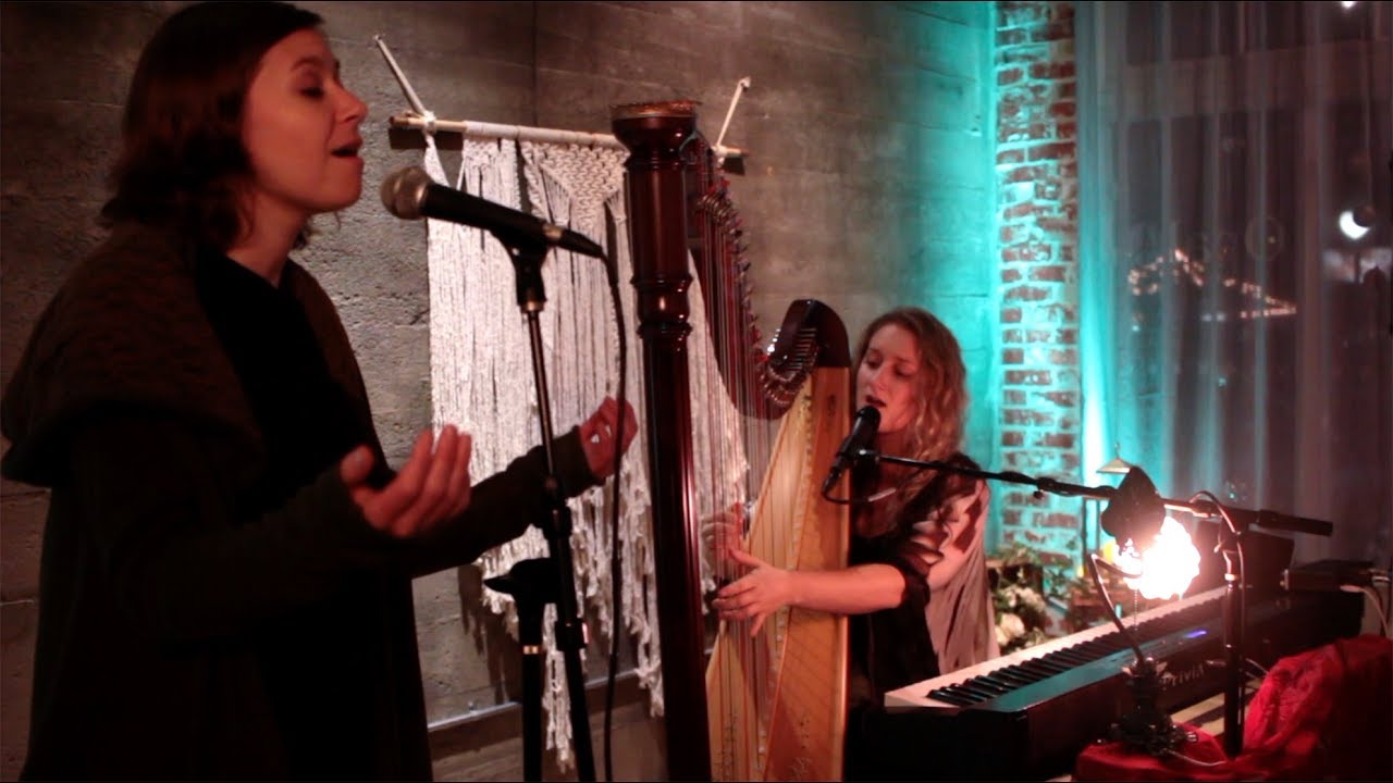 Kate Wilde AUORA "Queendom" harp and voice cover - live feat. Willow ...