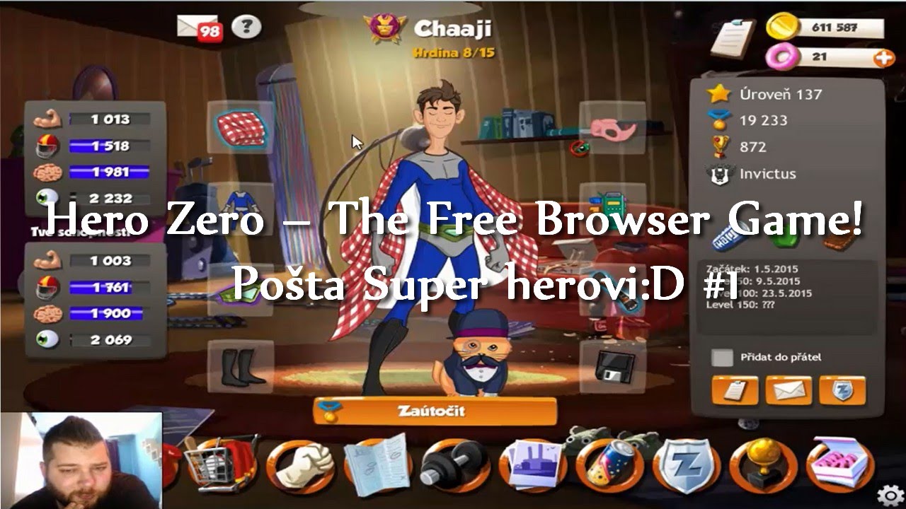 Hero Zero – The Free Browser Game! Pošta Super herovi:D #1 - YouTube