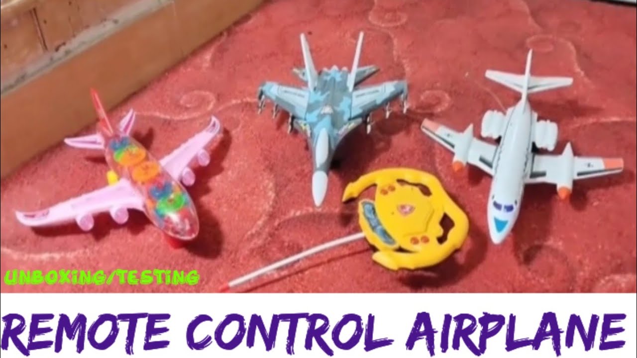 Remote Control Airplanes Unboxing | rc Airbus A380 | transparent ...