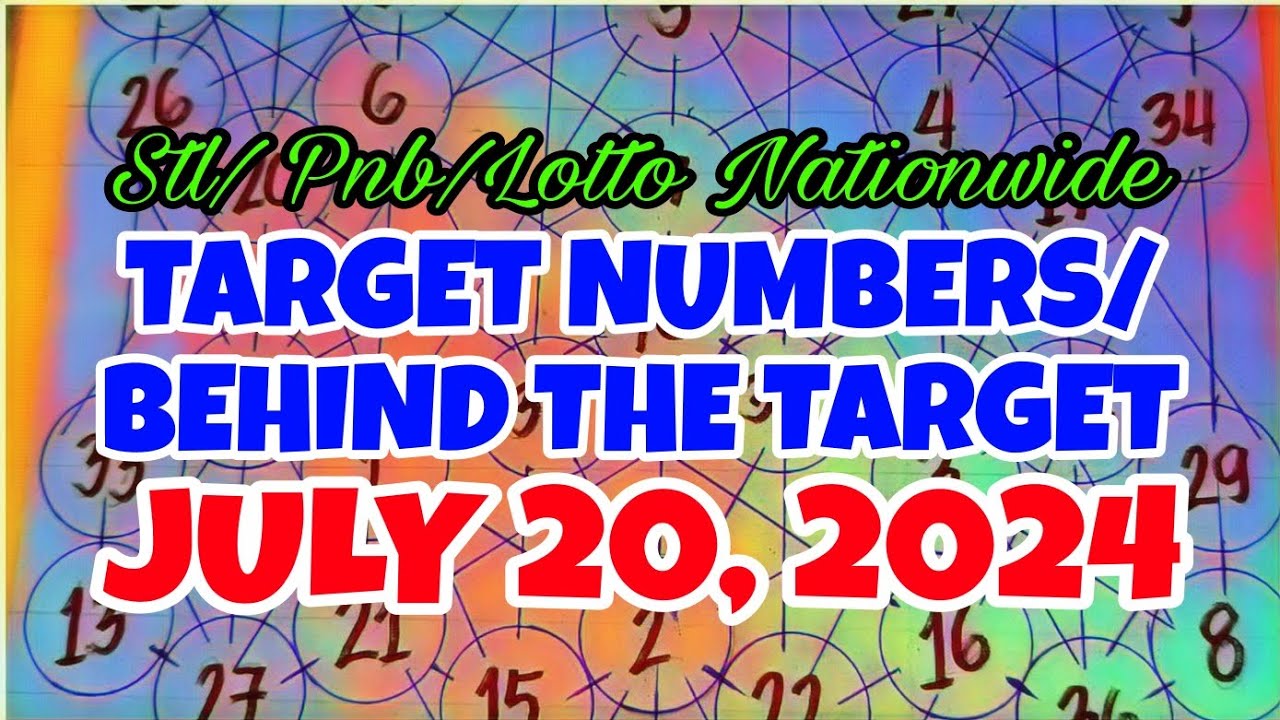 TARGET NUMBERS/ BEHIND THE TARGET/ JULY 20, 2024. - YouTube