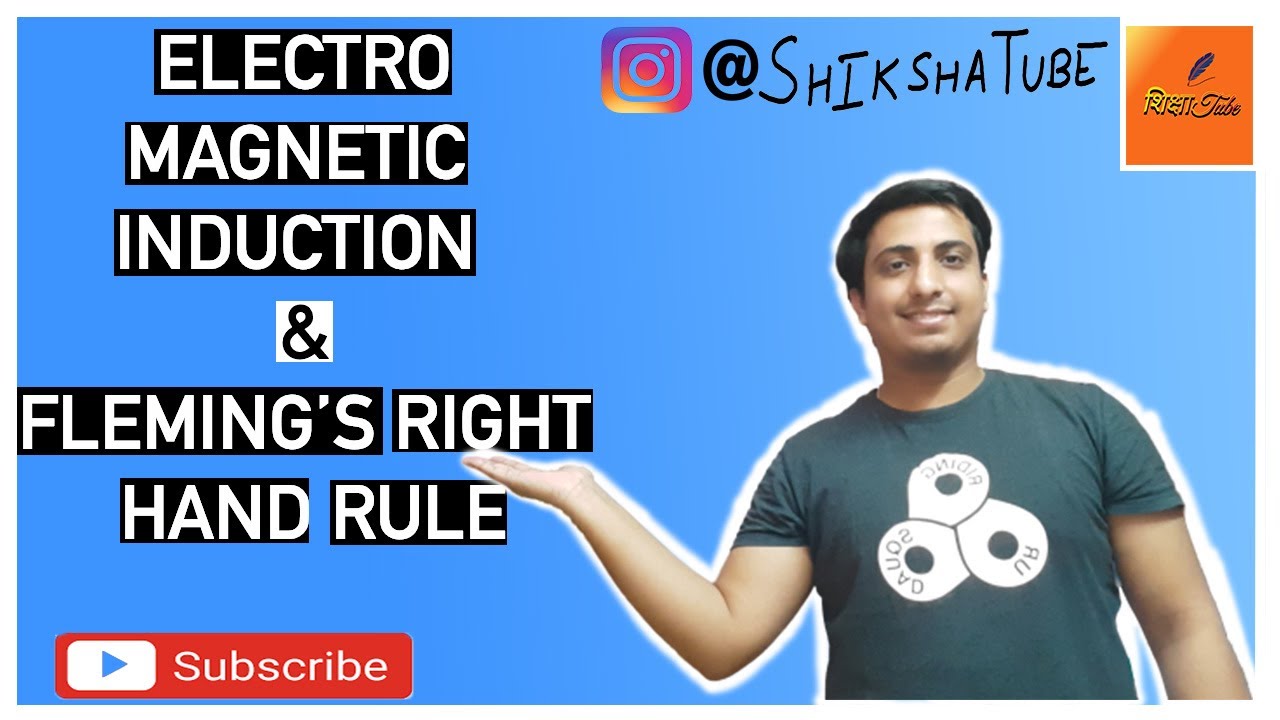 ELECTROMAGNETIC INDUCTION & FLEMING’S RIGHT HAND RULE || Science Class ...