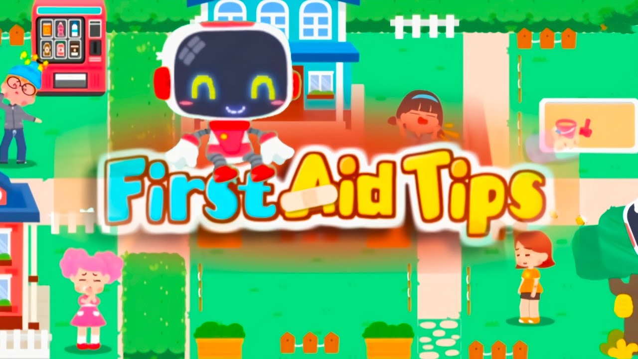 Robot First Aid Tips | Learn What To Do If Kids Get Hurt | Kids ...