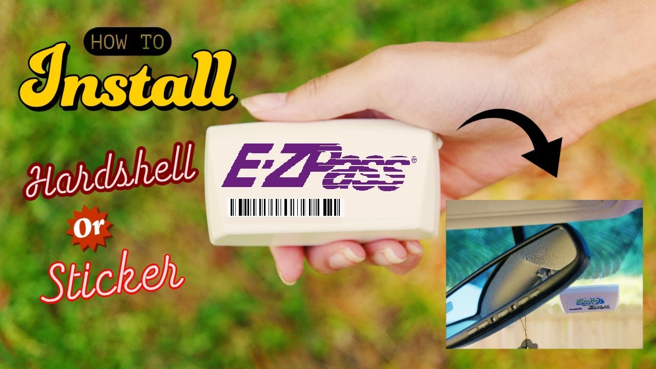 How To Install E ZPass Toll Pass Easy Simple YouTube