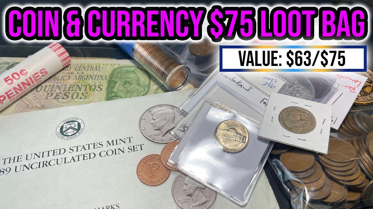 Slipping Away?? $75 Coin & Currency Grab Bag Unboxing & Battle vs ...