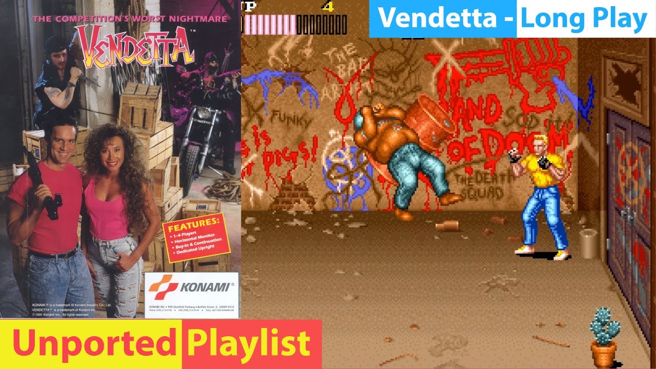 Vendetta! Konami's Best Arcade Beat Em Up Game that ISNT a Licensed ...