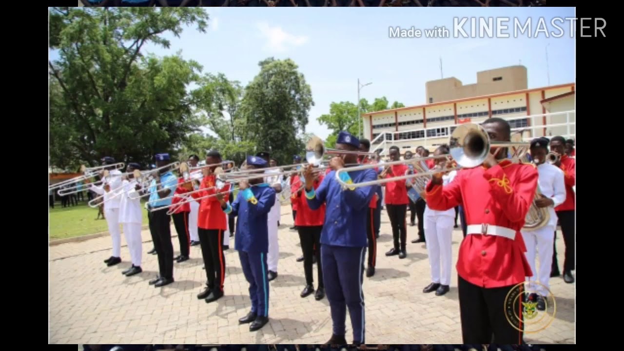 KNUST Regimental band~ Ayeyi Nyinaa y3 wode//Sweet Choral tunes - YouTube
