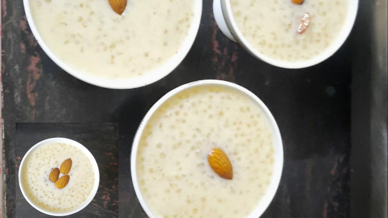 Javvarisi payasam || jaggery sweet || healthy yummy recipe😍 - YouTube