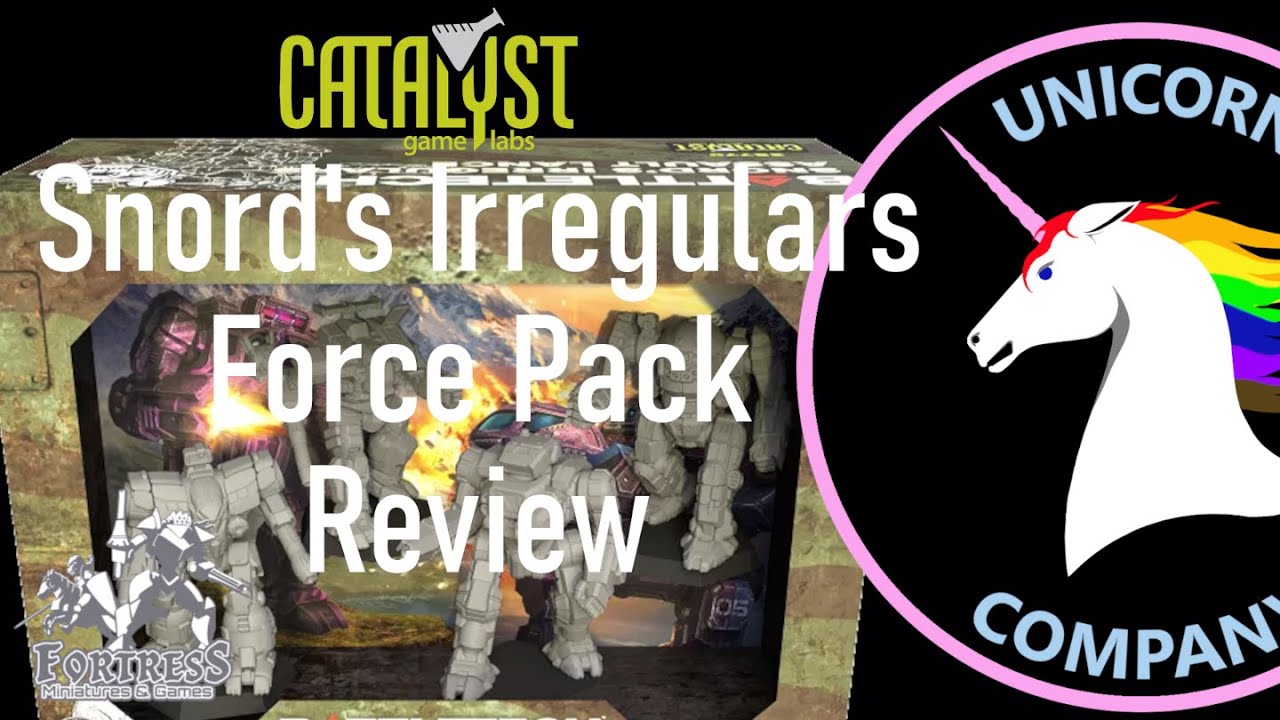 BattleTech Snord's Irregulars Assault Lance Review - YouTube
