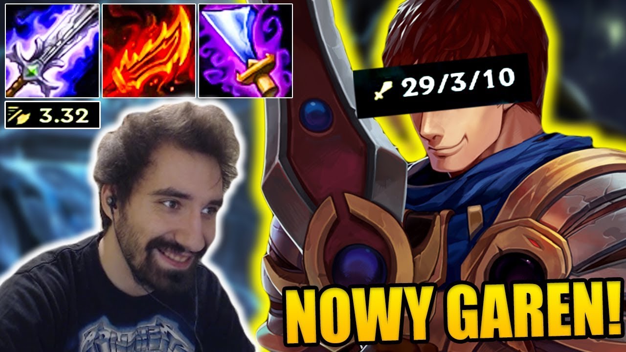 NOWY GAREN POD ATAK SPEED TO JUŻ NIE TROLL BUILD 🔥 KOSIARKA GAREN - YouTube