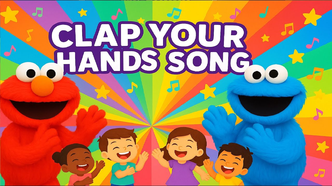 Clap Your Hands Song | Fun Dance and Action Song for Kids | Nursery ...