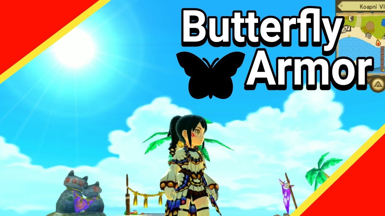 EASY GET BUTTERFLY ARMOR MONSTER HUNTER STORIES ANDROID GAMEPLAY - YouTube