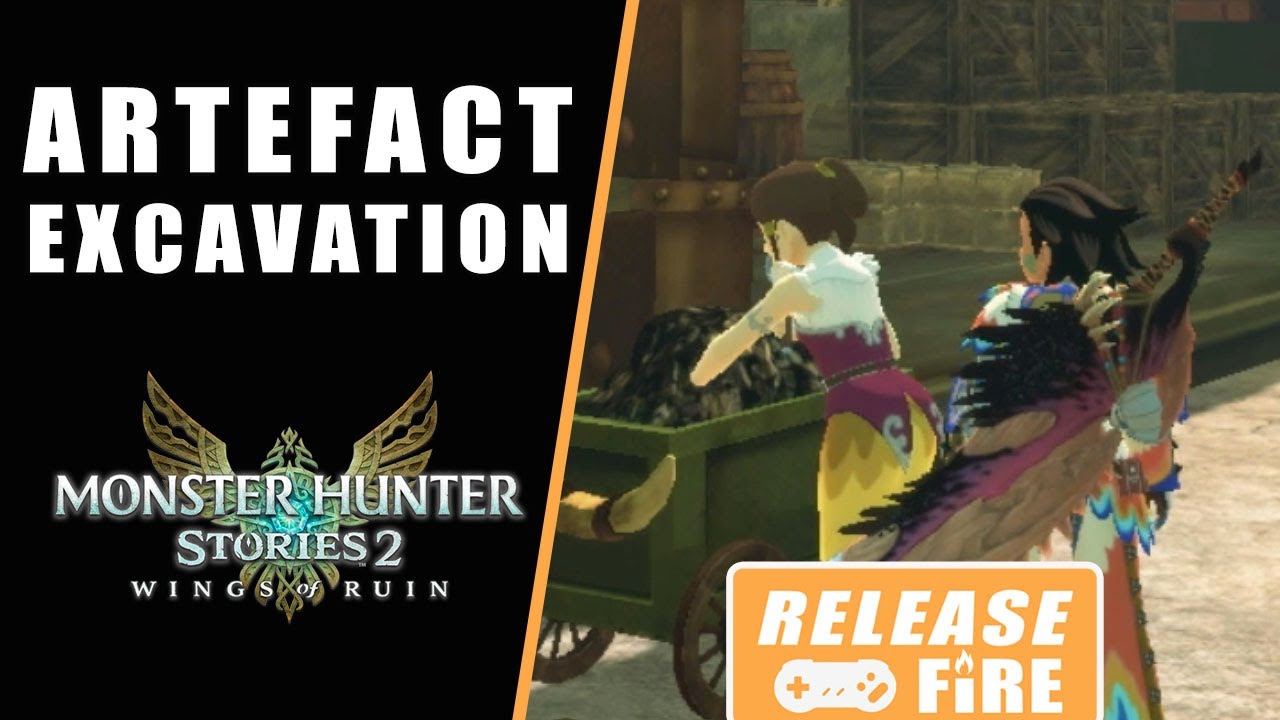 Monster Hunter Stories 2 Wings of Ruin Artefact Excavation Investigate ...