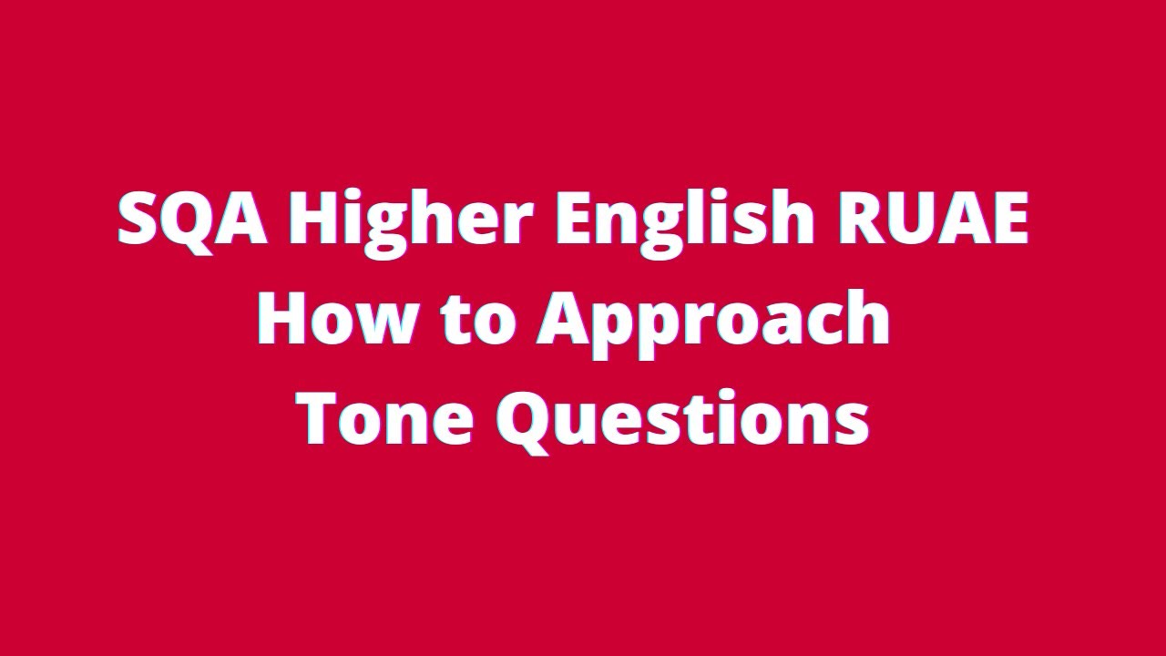 RUAE Analysis Tone - YouTube