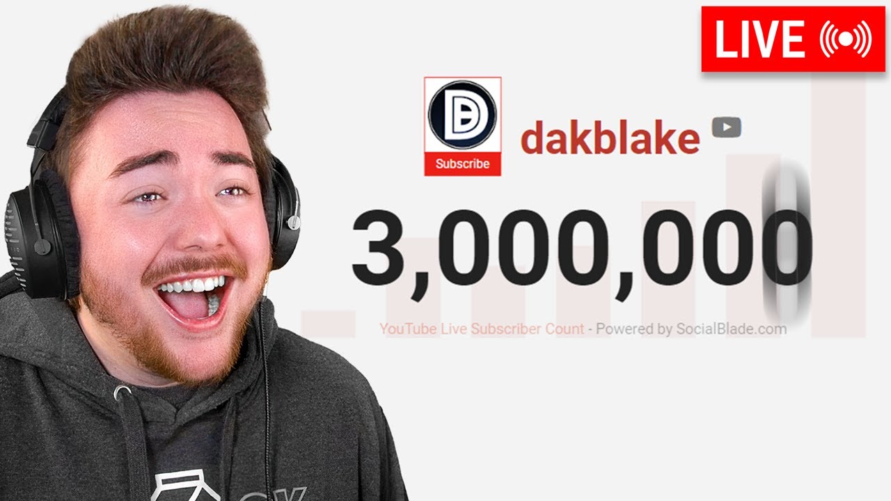 3 MILLION SUBSCRIBER STREAM!!! - YouTube