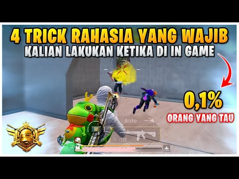 4 TRICK KETIKA PERANG DI JARAK DEKAT | CARA MENANG CLOSE COMBAT PUBG MOBILE