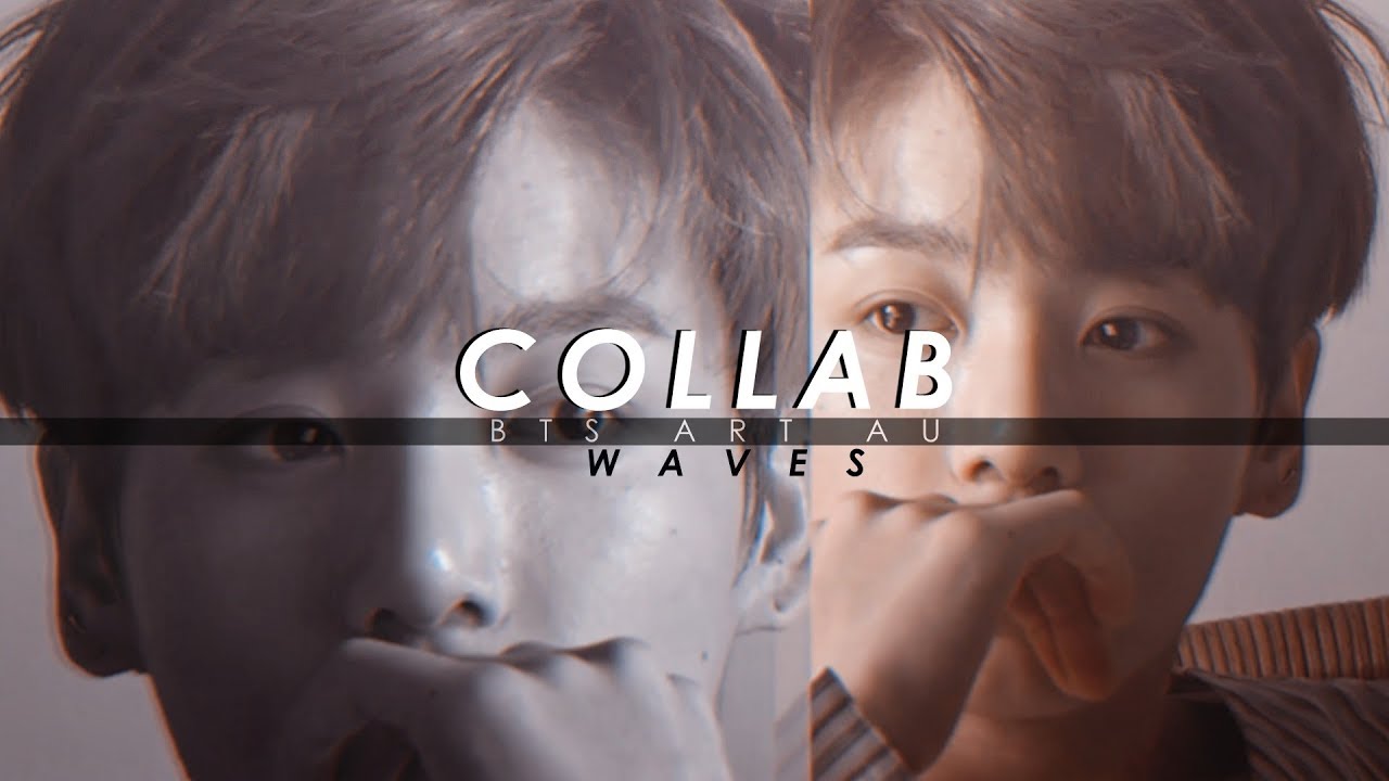 bts | art au | waves [collab] - YouTube
