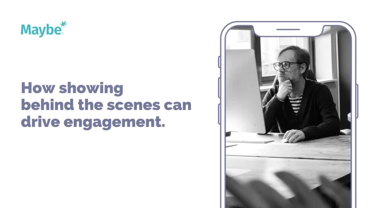 How showing behind the scenes can drive engagement - YouTube