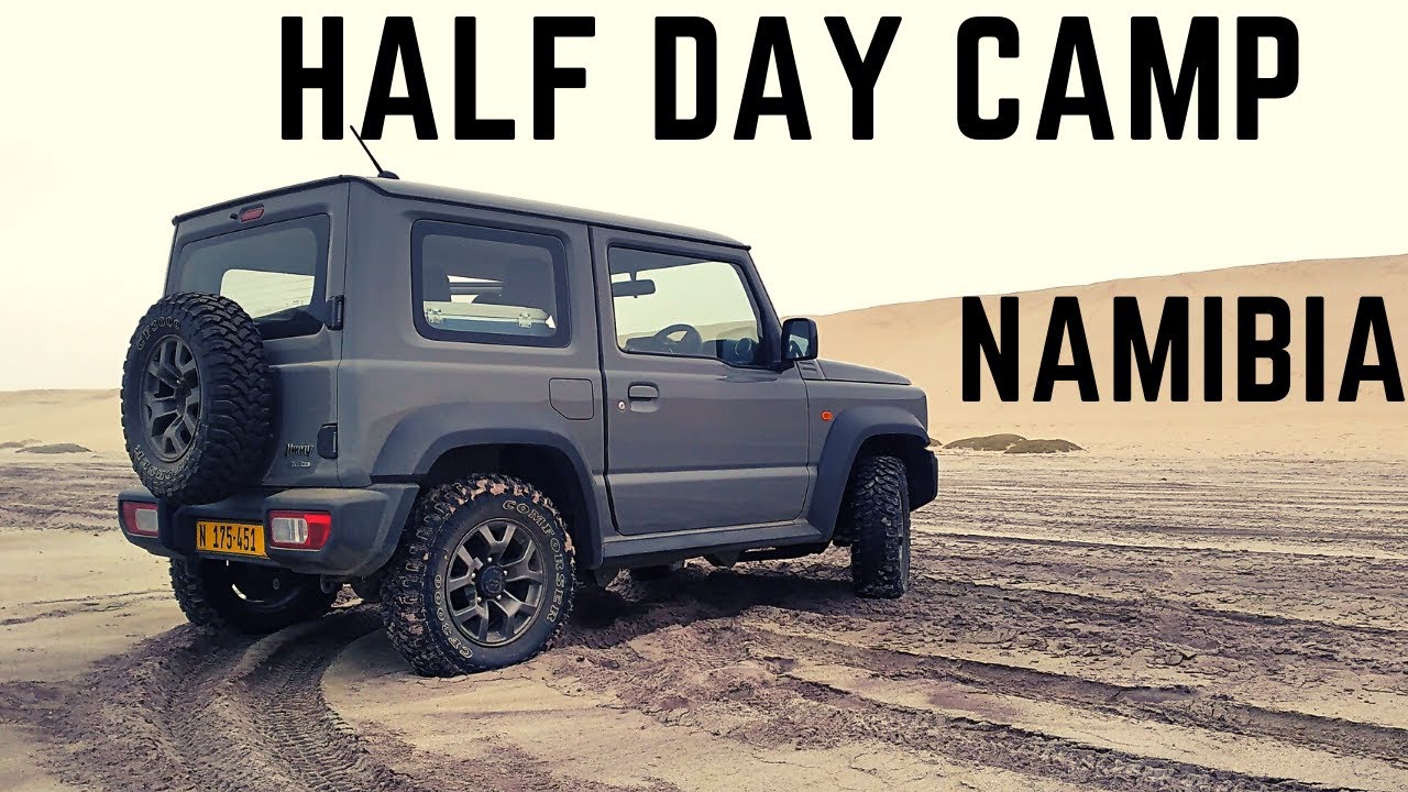 Half day camping in Suzuki Jimny, Namibian Coastline - YouTube