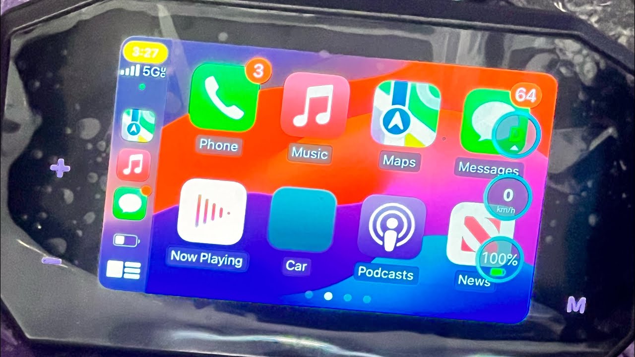 Fardriver Touch screen preview on Surron 88v build - YouTube