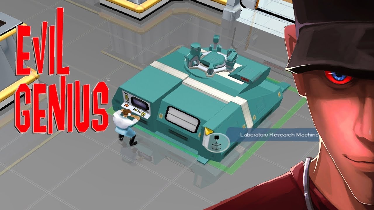 Evil Genius In Lab