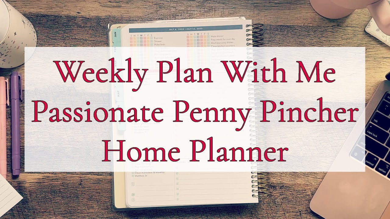 WEEKLY PLAN WITH ME || PPP HOME PLANNER || HOME MANAGEMENT PLANNER - YouTube