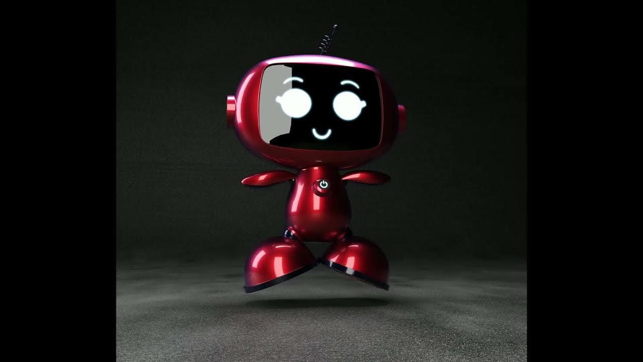 3D Robot animation - YouTube