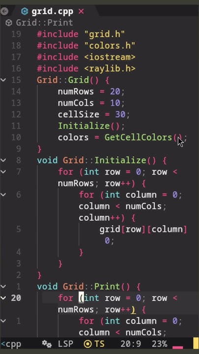 Raylib Tetris - YouTube
