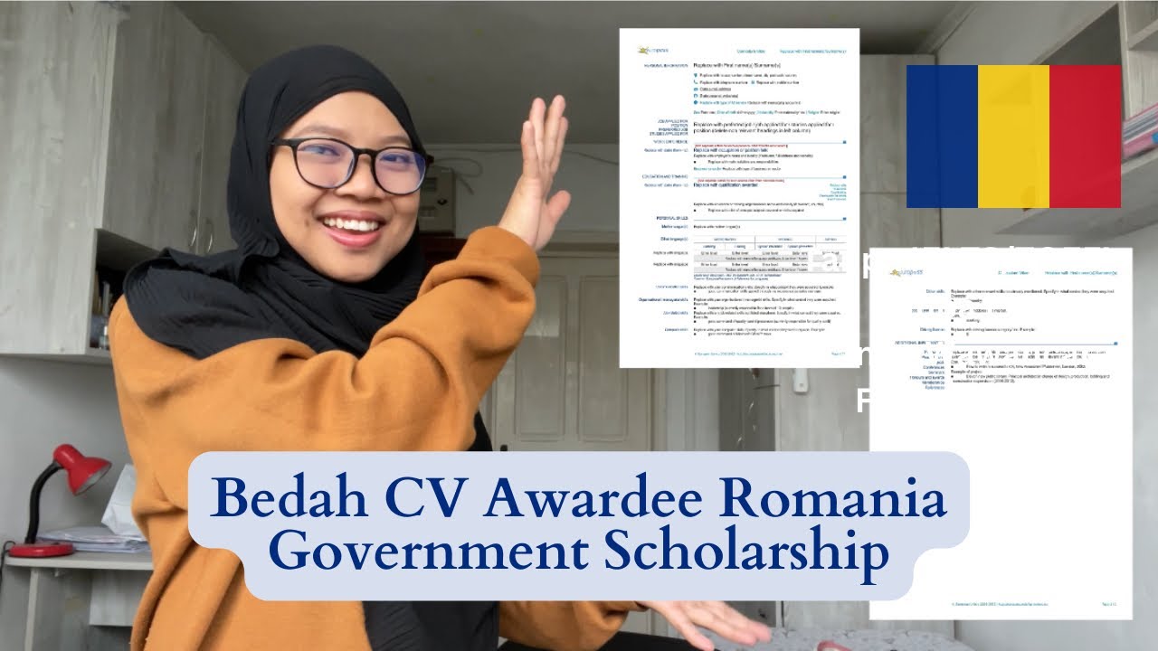 BEDAH CV AWARDE ROMANIA GOVERNMENT SCHOLARSHIP || Beasiswa Pemerintah ...