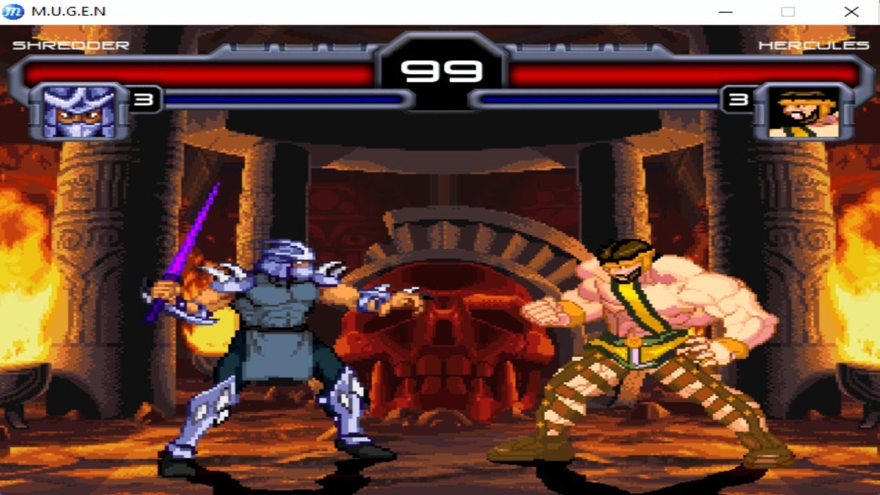 Shredder vs Hercules ULTRA EPIC FIGHT🔥TMNT Mugen Crazy Battle Tribute ...