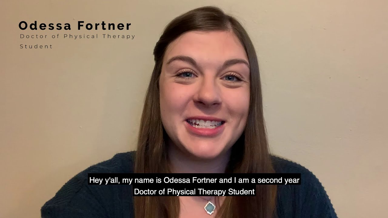 Doctor of Physical Therapy Testimonial: Odessa Fortner - YouTube