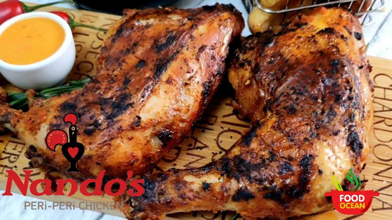 Nandos Peri Peri Chicken with Sauce Recipe @FoodOcean21 - YouTube