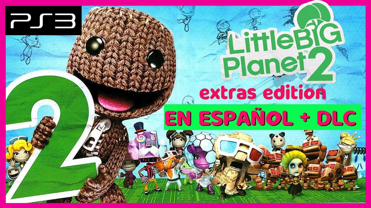 LITTLEBIG PLANET 2 EXTRAS EDITION PS3 PKG NO HAN & CARPETA + DLC EN ...