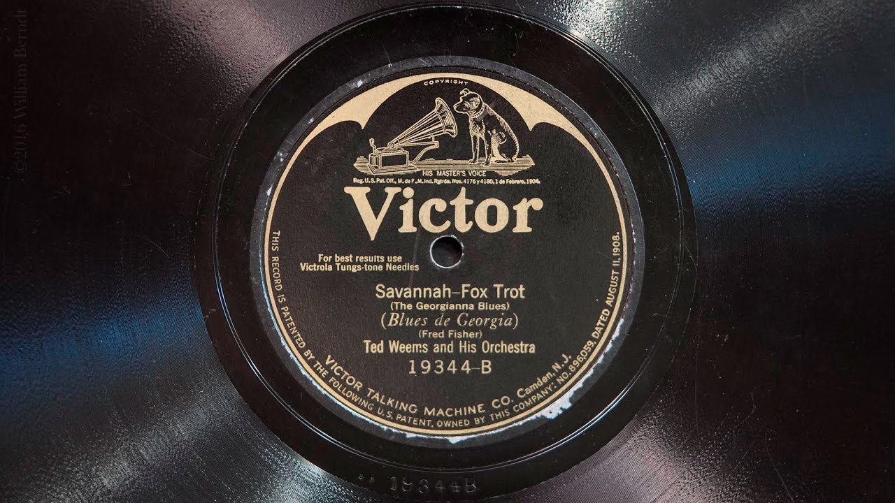Savannah • Ted Weems and His Orchestra (Victrola Credenza) - YouTube