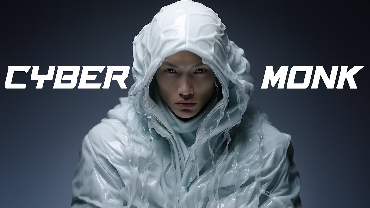 Cyber monk in the ice dungeon / Visual suggestions / digital shorts / inspiration for art work ...