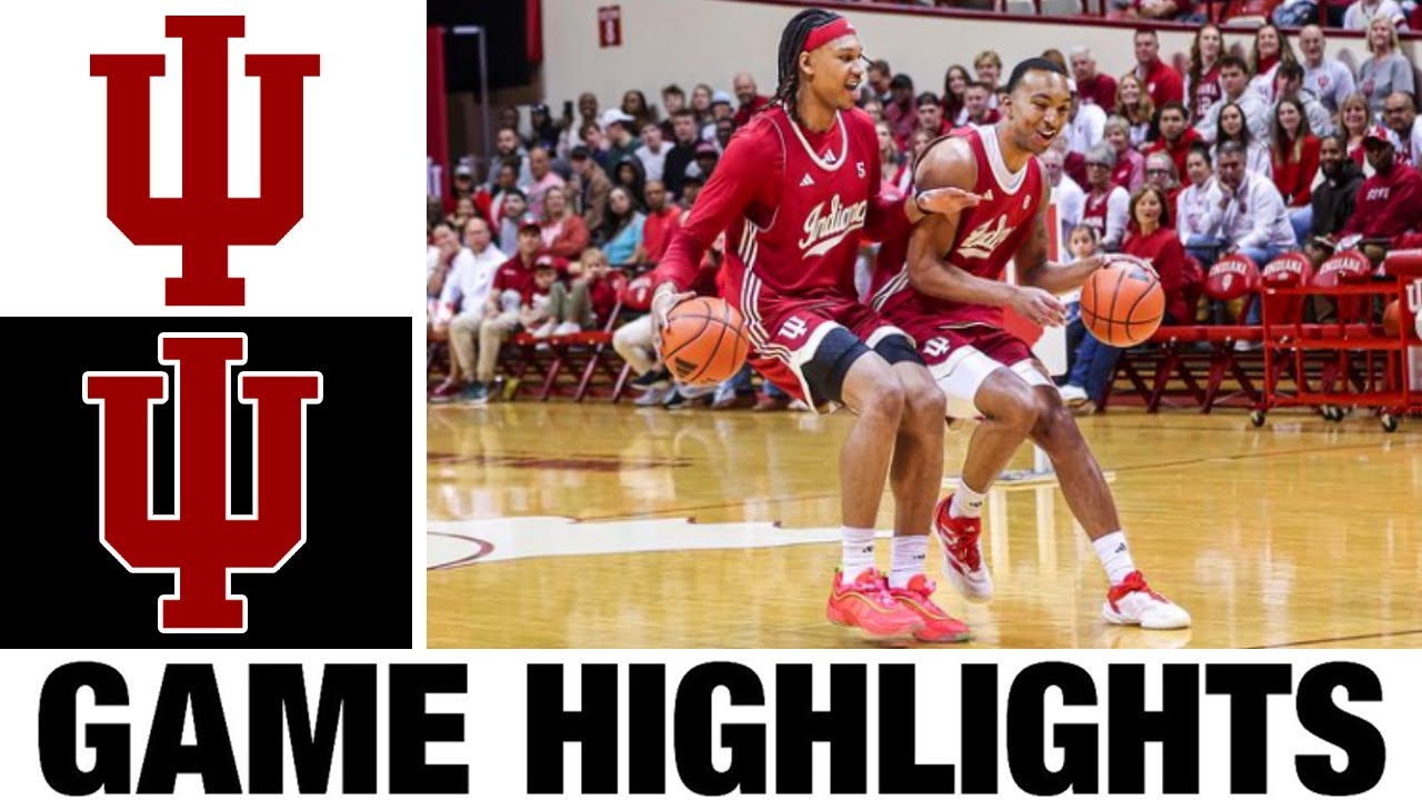 Team Red vs Team White Highlights | Indiana Men's Basketball | 2024 ...