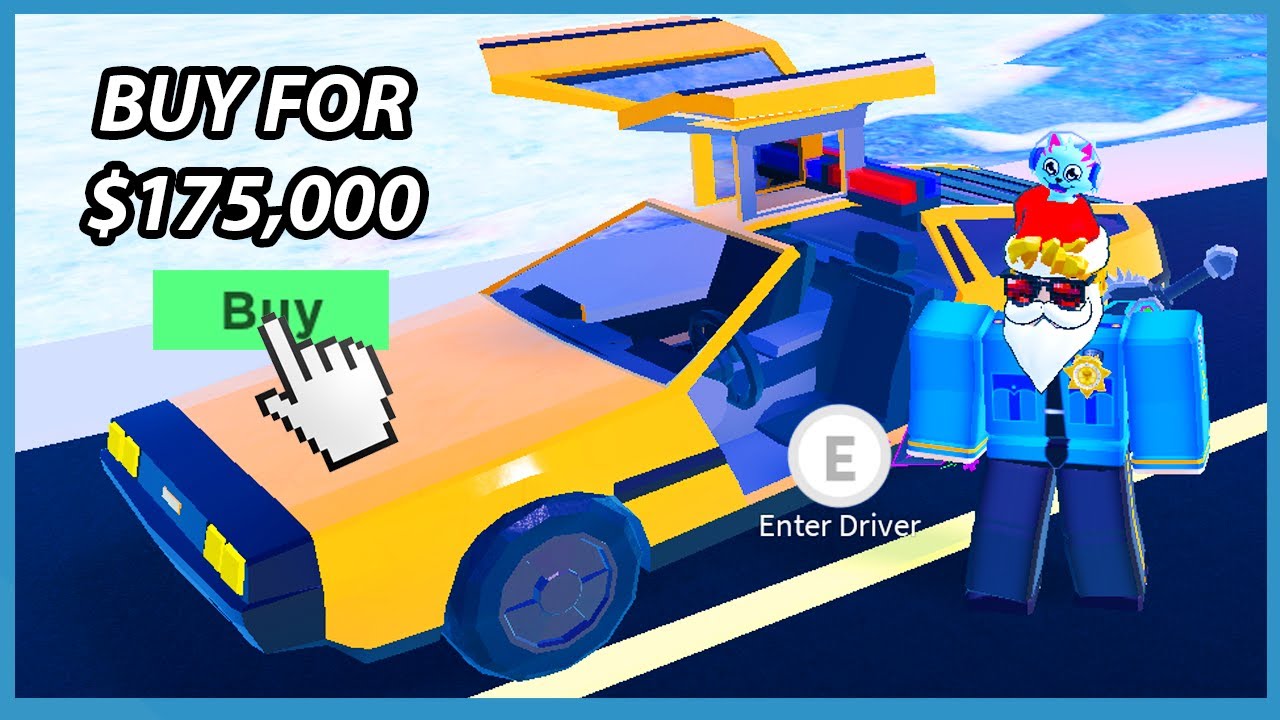 Buying The Delorean In Roblox Jailbreak (Time Machine) - YouTube