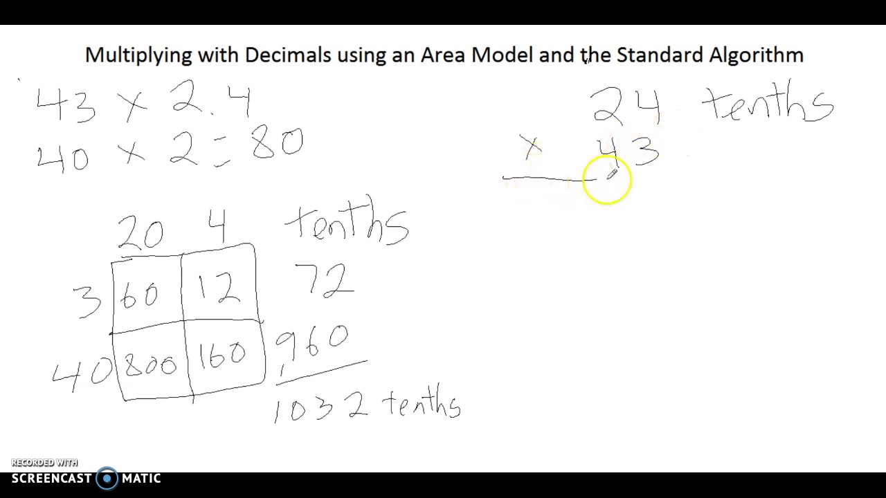 G5.M2.L10 - Multiplying Decimals - YouTube