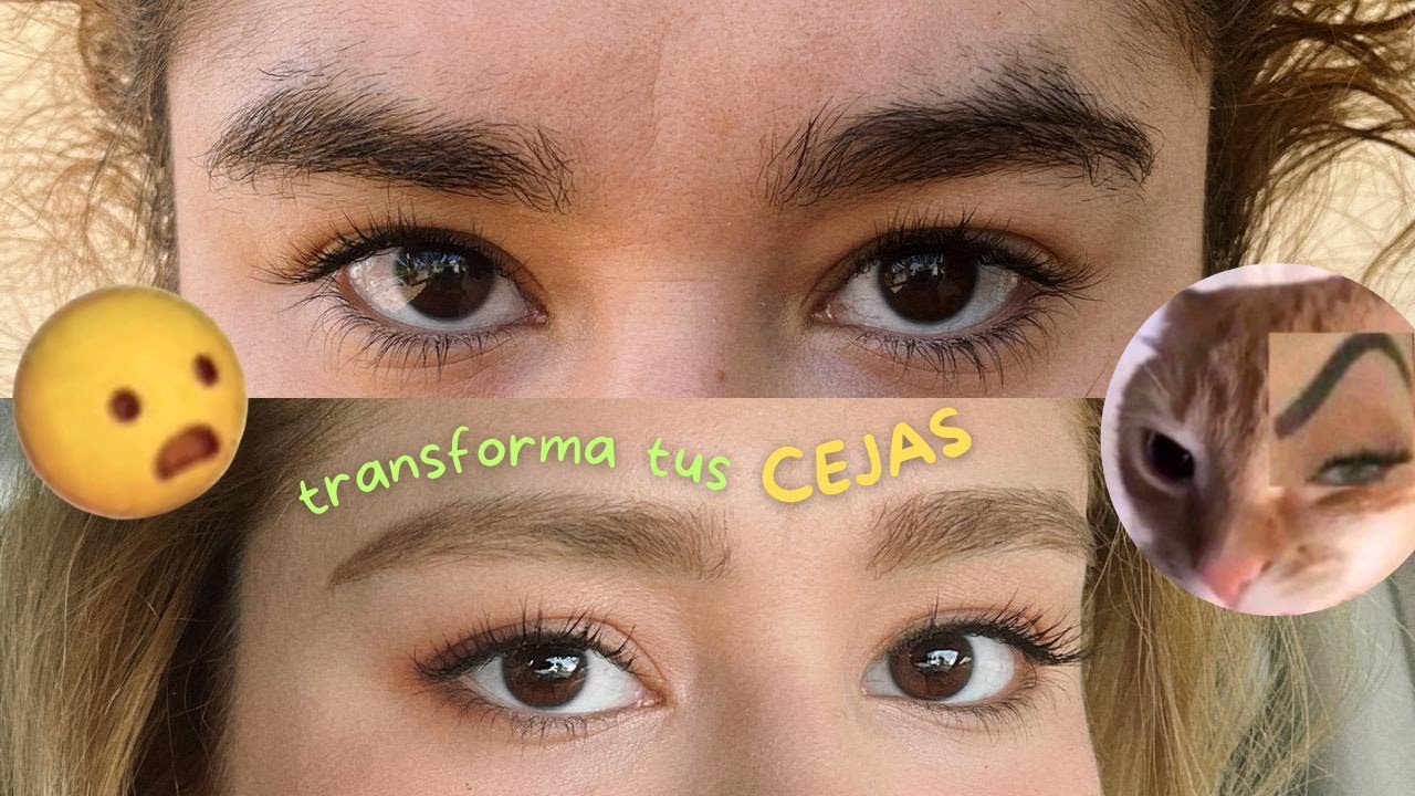 Como hacer cejas "coreanas" | Depilación y color más claro | SUAVIZA ...