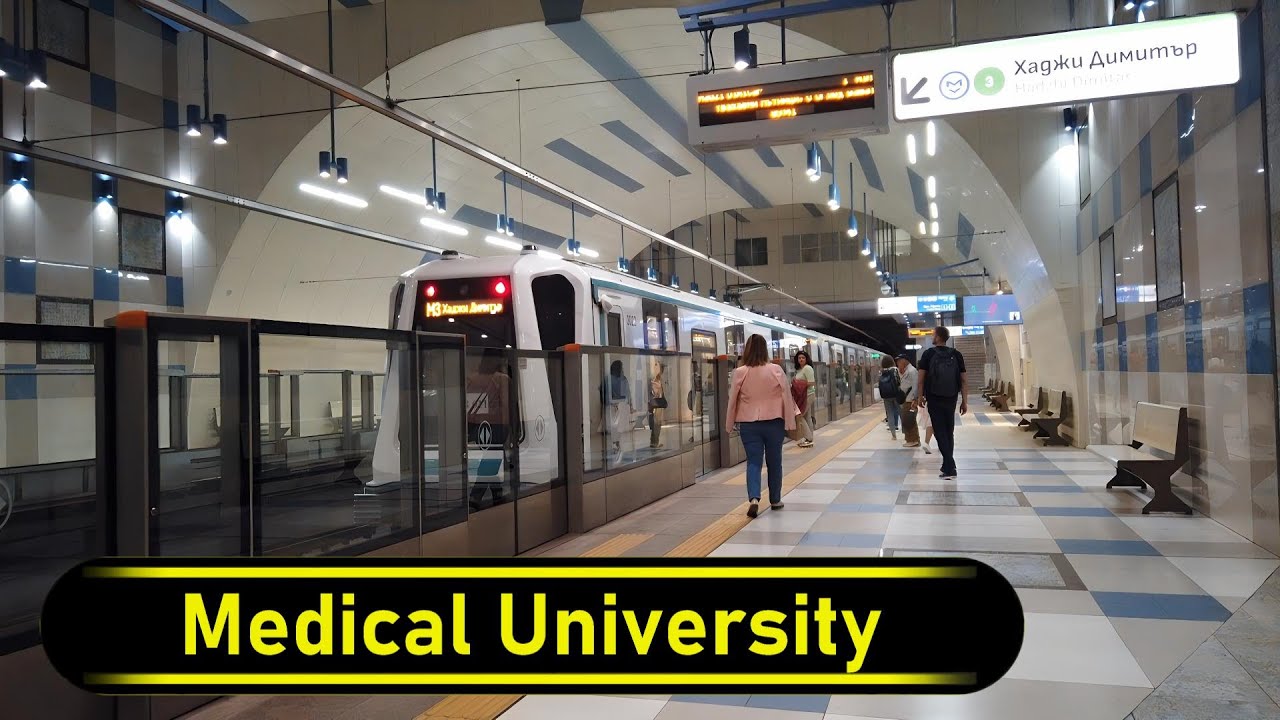 Metro Station Medical University - Sofia 🇧🇬 - Walkthrough 🚶 - YouTube
