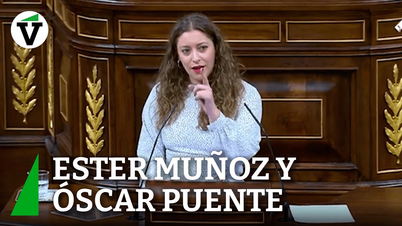 Ester Muñoz (PP), a Puente: "Cuando una mujer habla, se la mira a la ...