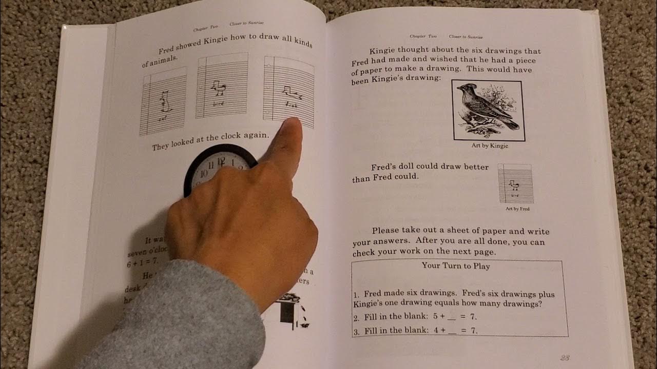 Life of Fred Apples Chapter 2 read aloud - YouTube