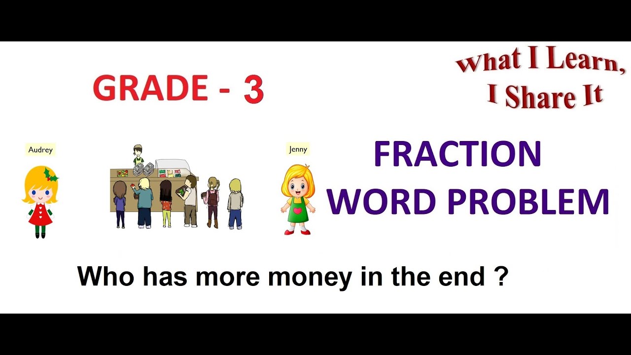 2 kids spend a fraction of their money. Who has more money in the end ...