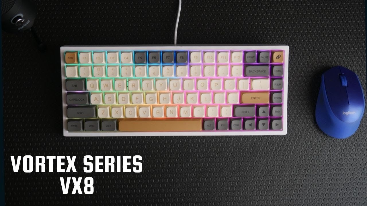 Mechanical Keyboard Vortex Series VX8 | Mechanical keyboard murah - YouTube