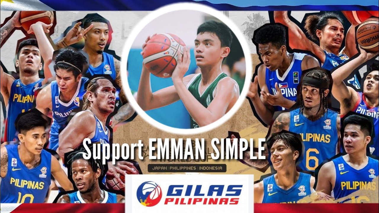 6 Foot 3 EMMAN SIMPLE 12 Years Old 🏀 Gilas Pilipinas Young Basketball ...