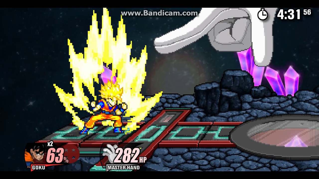 SSF2 BETA | Goku SSJ VS Master Hand - YouTube
