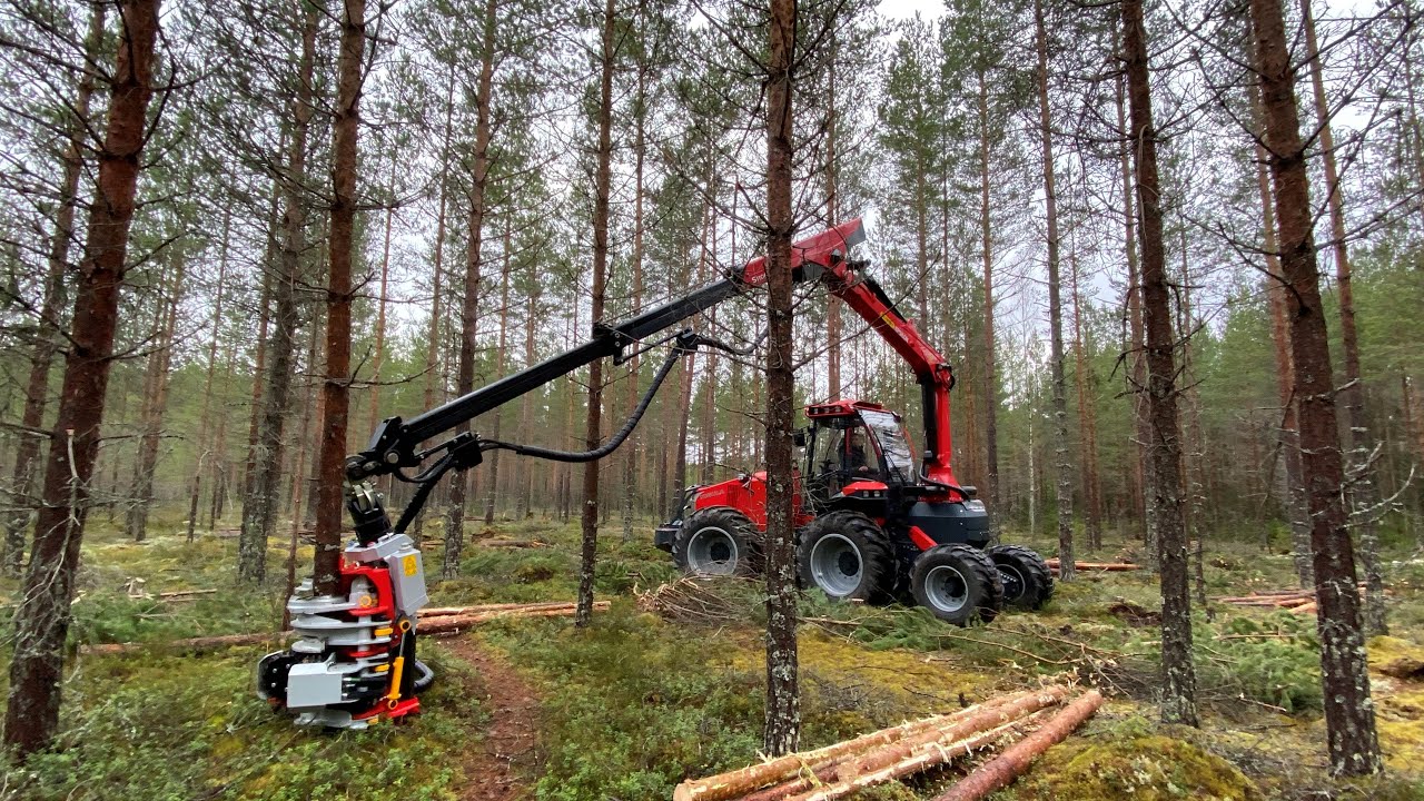 Nisula N5 harvester & Palfinger S110F96 - More than harvester with ...