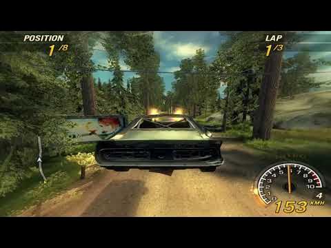 FlatOut 2 Walkthrough #1 - Derby Initiation Cup - YouTube