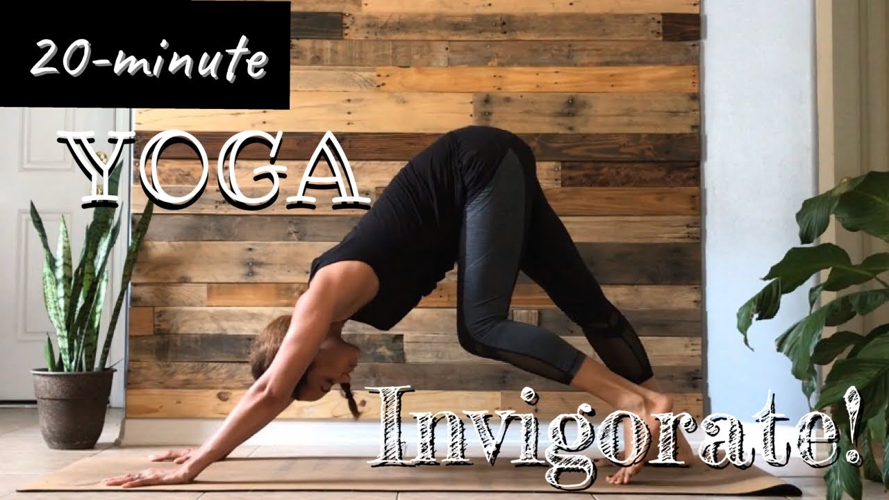 20 Minute Yoga | Invigorate! | All levels | Mindful E - YouTube